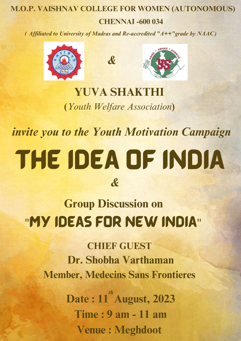 YUVA SHAKTHI (Youth Welfare Association) invite you to the Youth ...