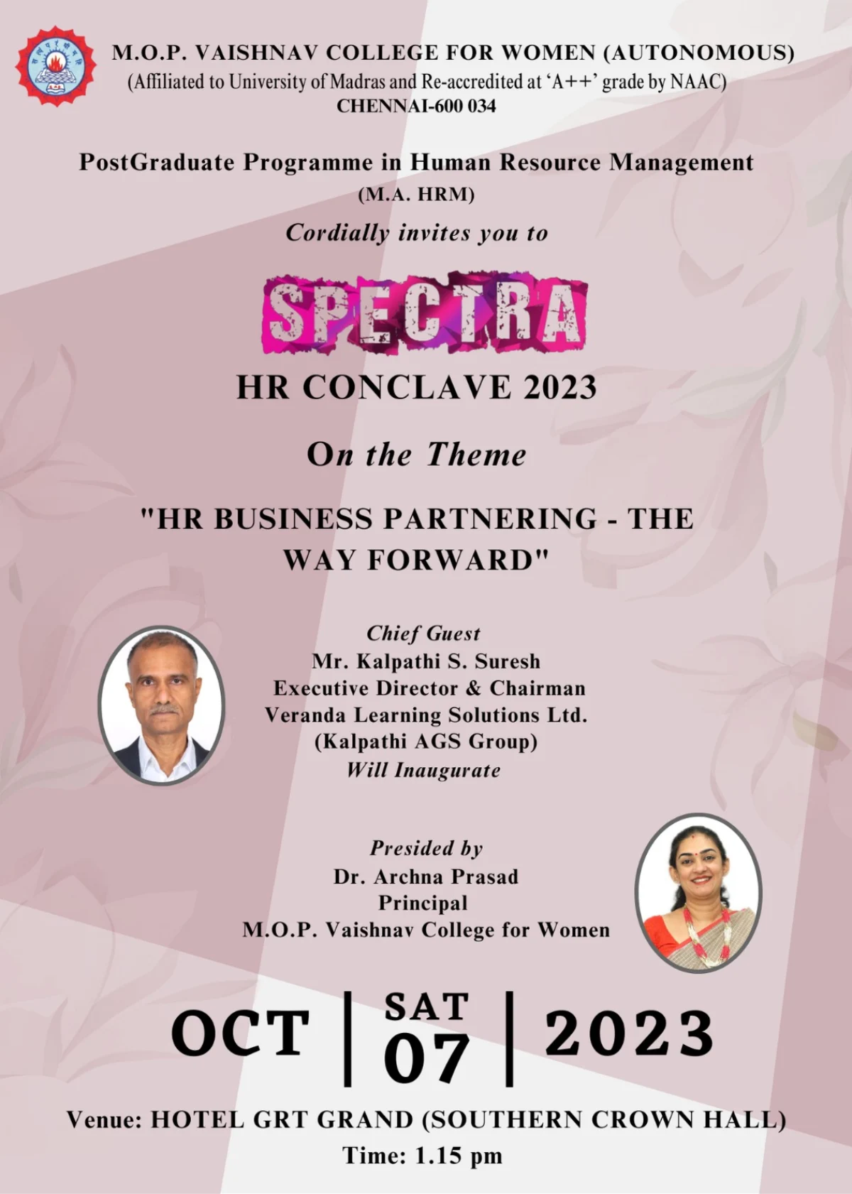 Spectra HR Conclave 2023 - MOP